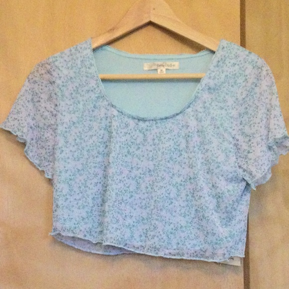 Rewind | Tops | Nwt Rewind Floral Crop Top | Poshmark